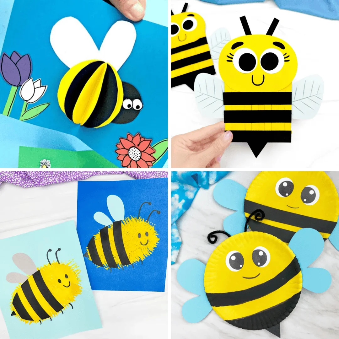12 Adorable Bee Crafts For Kids - Tintsy Kids - Free Printables ...